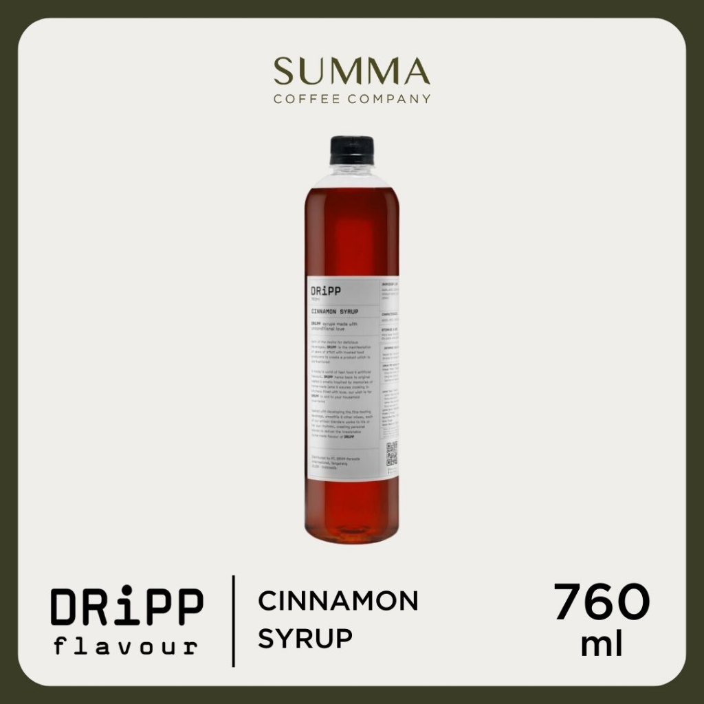Jual DRiPP Cinnamon Syrup - Sirup Rasa Kayu Manis 760 ml | Shopee Indonesia