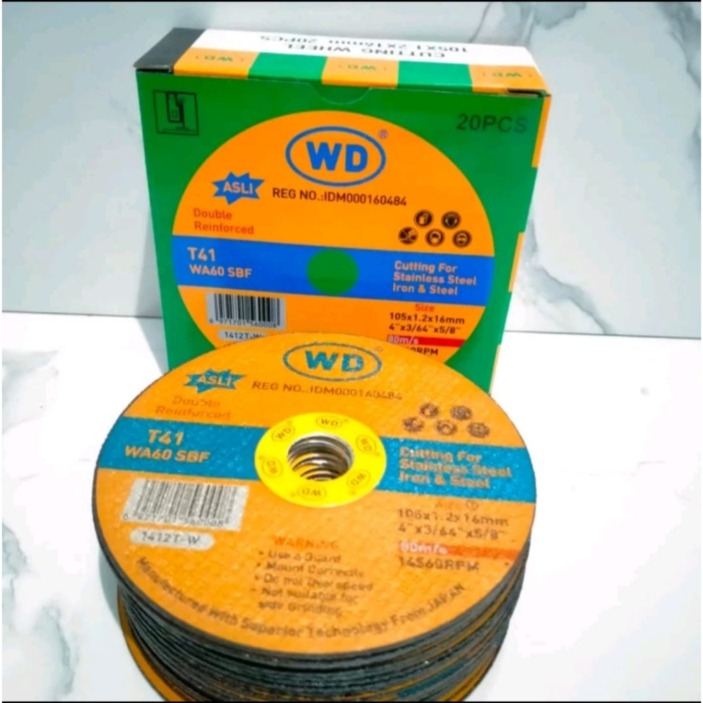 Jual Batu Gurinda Gerinda Potong WD 4" Inch ORI / Mata Gerinda Potong ...
