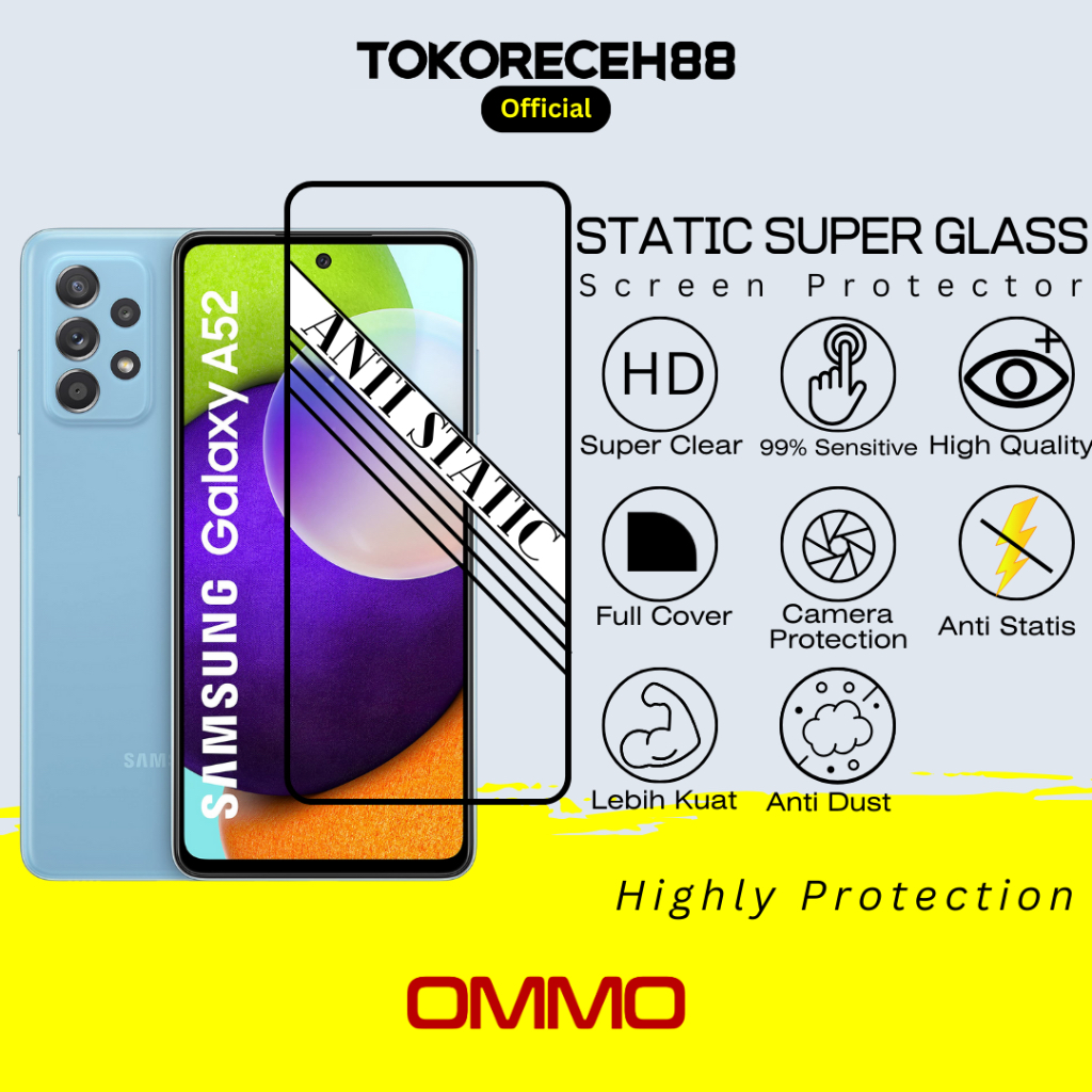 Jual TEMPERED GLASS STATIC SAMSUNG A12 A22 A32 4G 5G A52 A52S A72 A13 A23 A33 A53 A73 A14 A24 ...