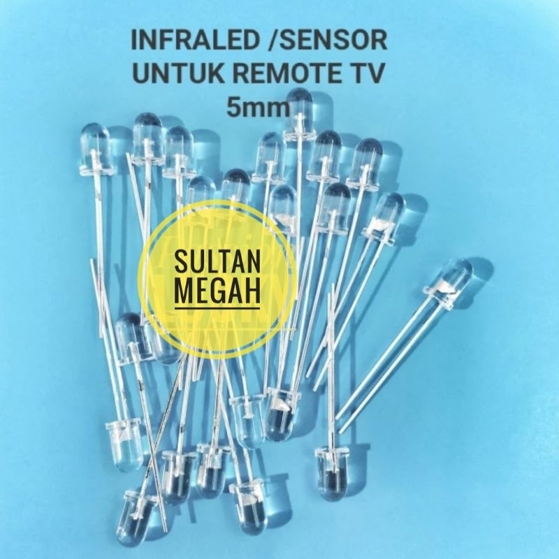 Jual LED INFRALED 5MM/IRED/SENSOR REMOTE/PEMANCAR INFRA MERAH LAMPU ...