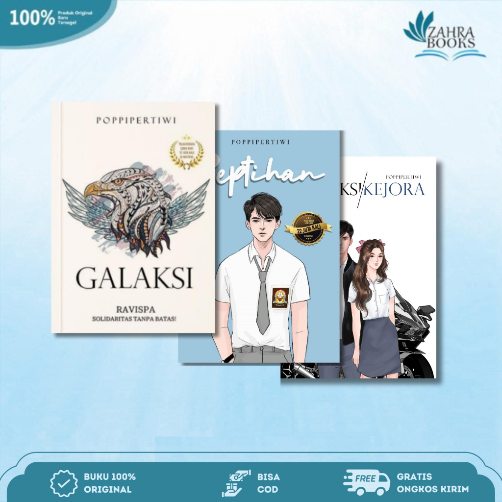 Jual Novel Karya Poppi Pertiwi ( Novel Septihan, Novel Galaksi, Novel ...