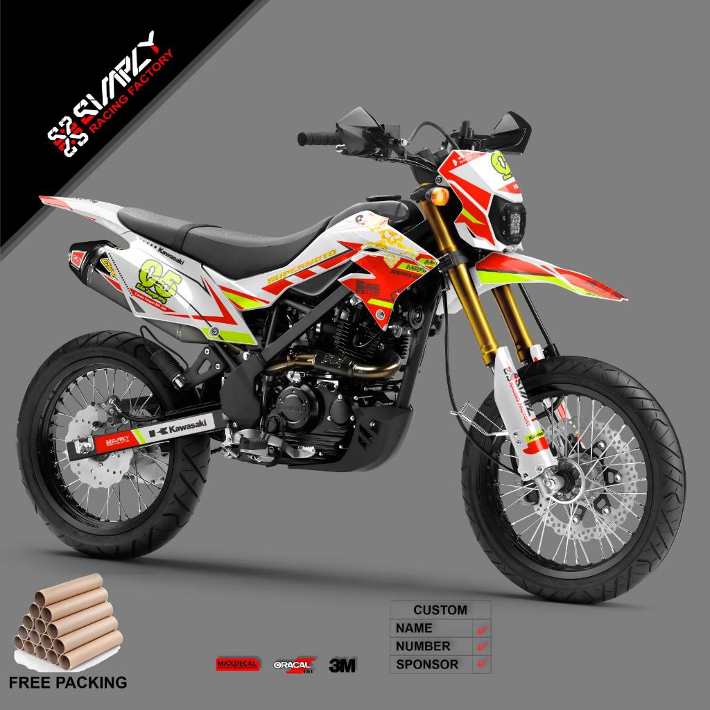 Jual DECAL STICKER MOTOR KLX DTRACKER DESAIN FULL CUSTOM | Shopee Indonesia