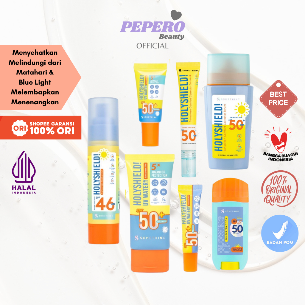 Jual SOMETHINC Glowing Up Sunscreen Stick | Holyshield Sunscreen ...