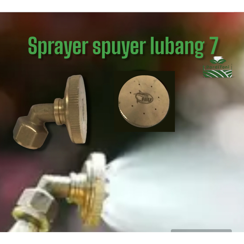 Jual Nozzle Sprayer Spuyer Kuningan HIU lubang 7 original | Shopee ...