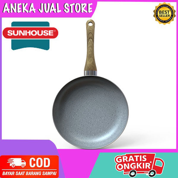 Jual Sunhouse Clover Marble Series Fry Pan 18/20/22/24/26 Cm | Shopee ...