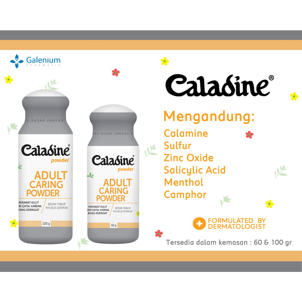 Jual Caladine Adult Caring Powder 100 g | Shopee Indonesia