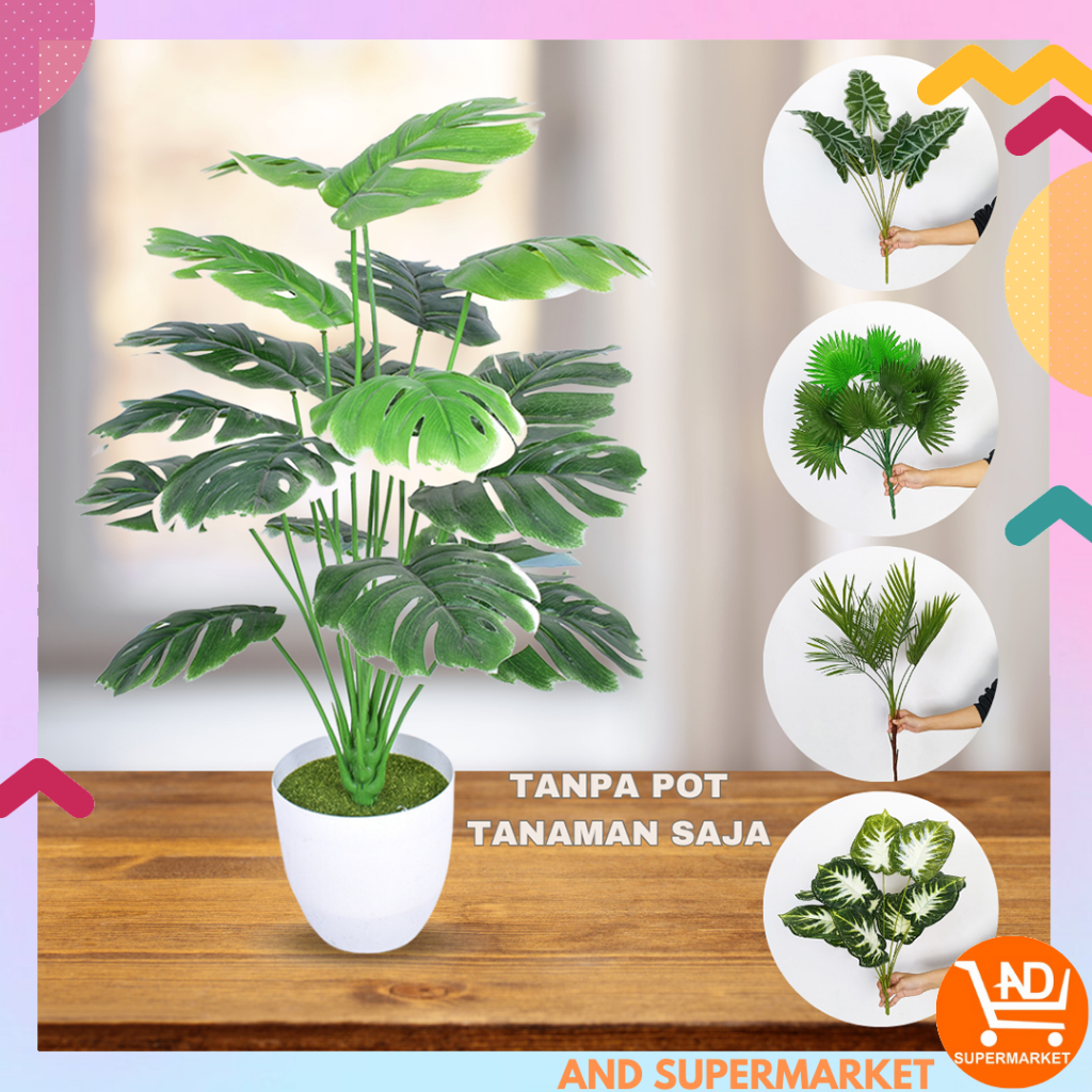 Jual Tanaman Hias Tangkai Plastik Tanaman Pohon Hias Dekorasi Ruangan ...