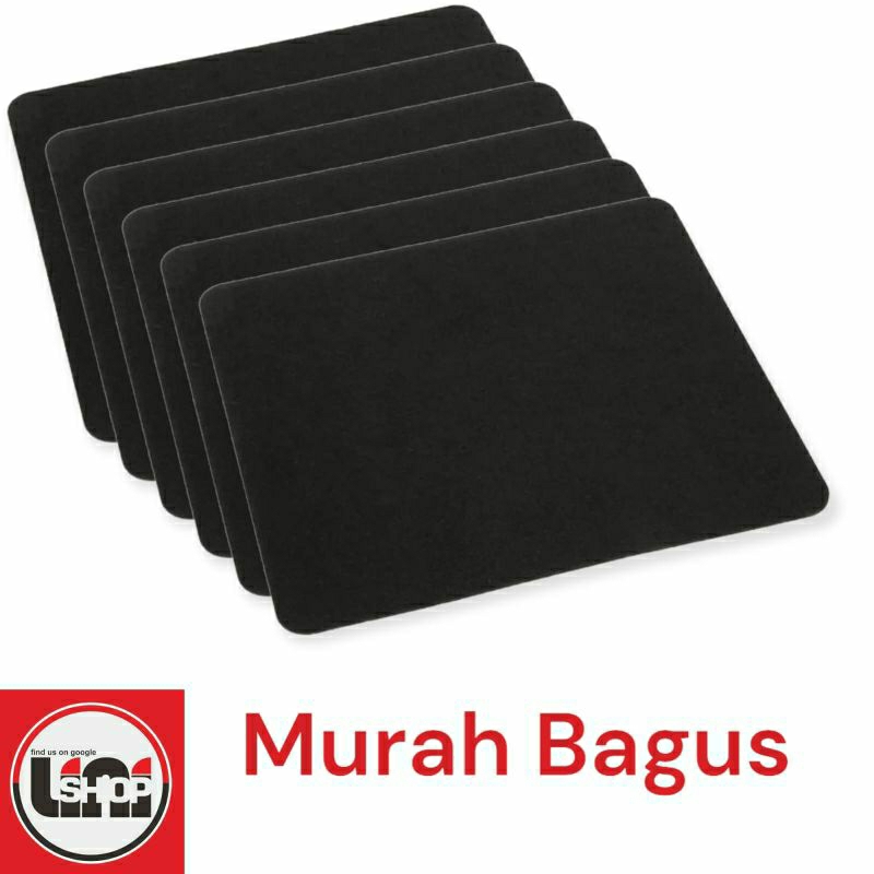 Jual Mouse pad Polos Kain Karet Anti selip Mousepad | Shopee Indonesia