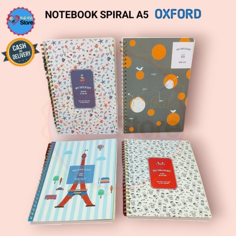 Jual Oxford Notebook Spiral A5 Jurnal Buku Catatan Spiral | Shopee ...