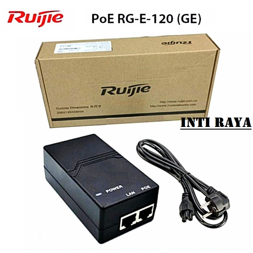 Jual Ruijie POE Adaptor RG-E-120 (GE) PoE Adapter RG-E120 | Shopee Indonesia