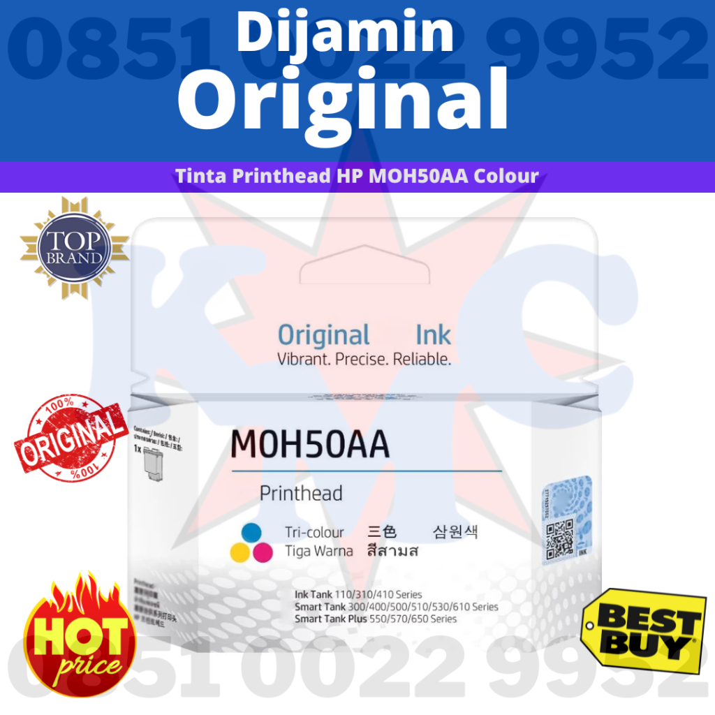 Jual PRINTHEAD HP MOH50AA COLOUR ORIGINAL | Shopee Indonesia