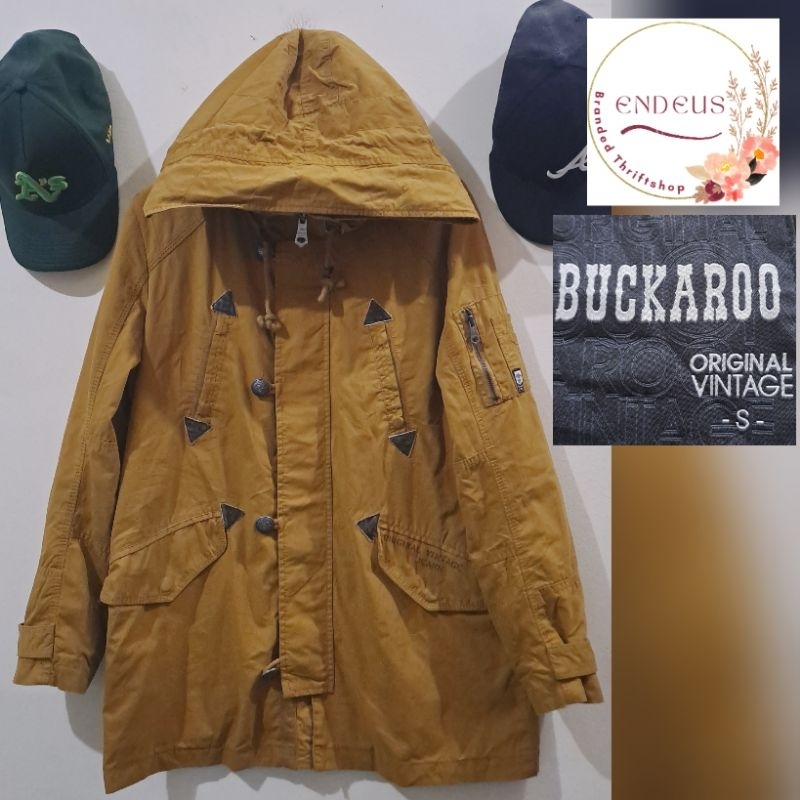 Jual JAKET PARKA BUCKAROO SIZE S (FIT TO M) WARNA COKLAT MUDA | Shopee ...
