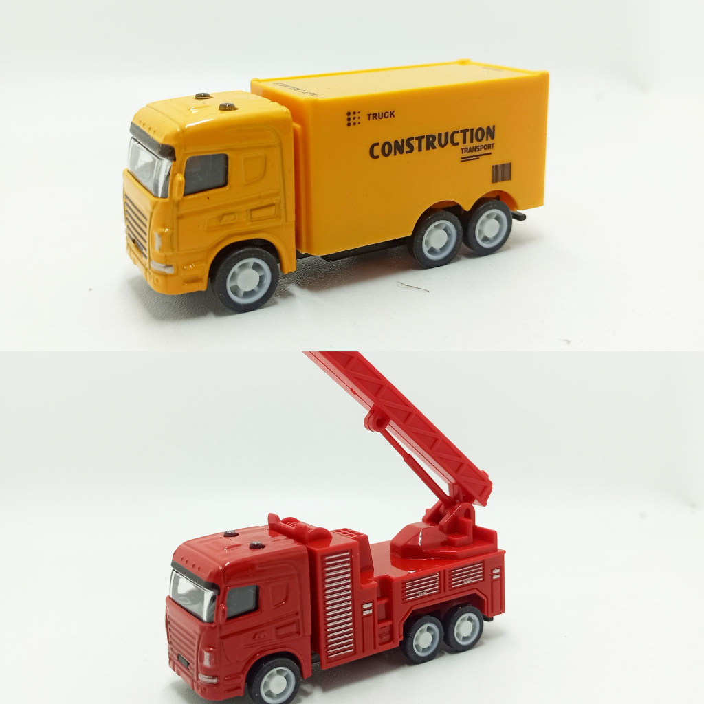 Jual Mainan Mini Diecast Mobil Construction Pemadam | Shopee Indonesia