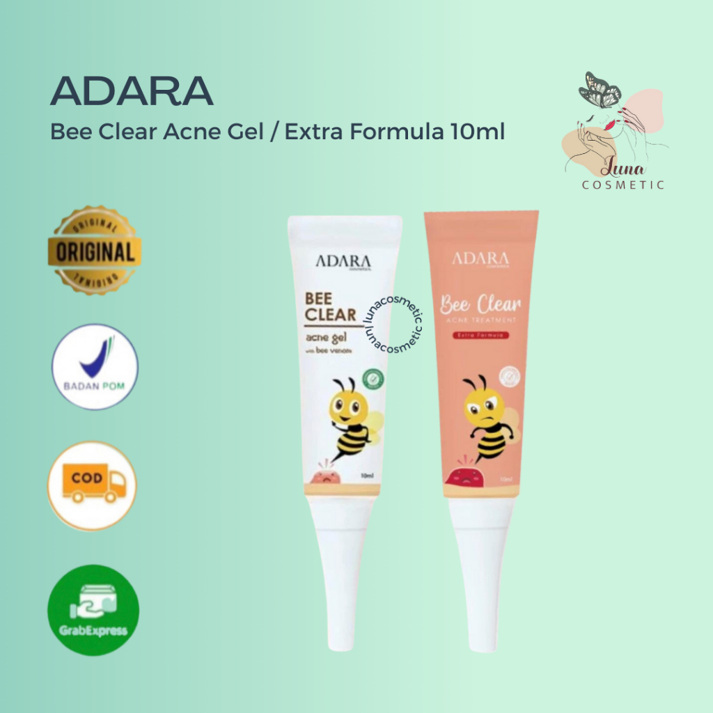 Jual ADARA - Bee Clear Acne Gel & Bee Clear Extra Formula | Shopee ...