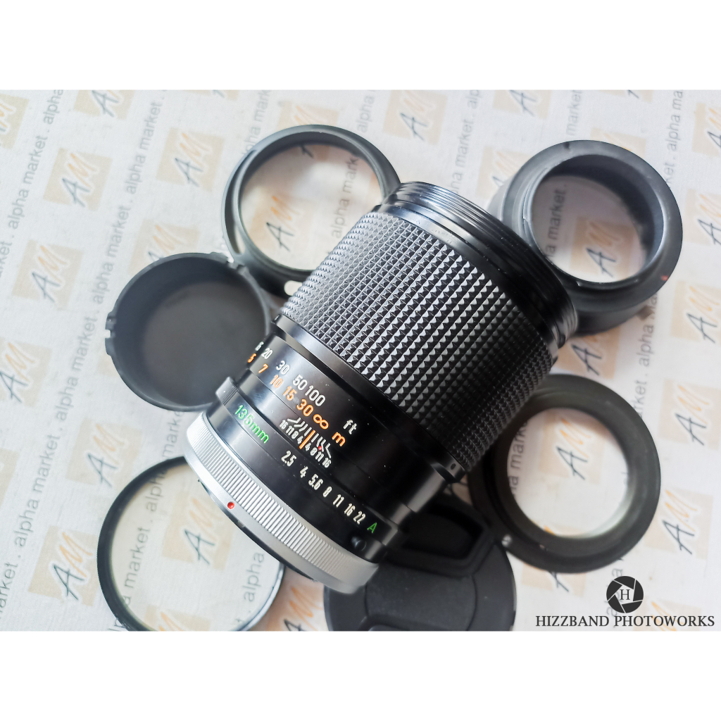 Jual MULUS Lensa Manual Fix Tele Canon FD 135mm f2.5 SC FLARE BOKEH FL ...