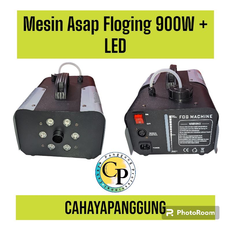 Jual Mesin Asap Floging Panggung 900W Plus + 6 Mata Led | Shopee Indonesia