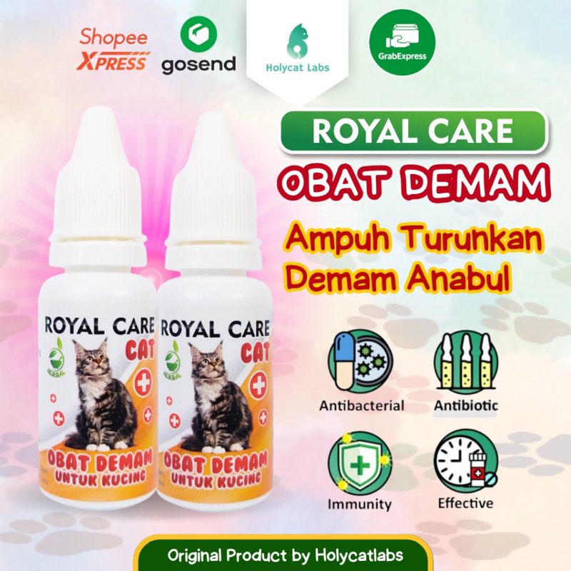 Jual ROYAL CARE DEMAM CAT 10 ML obat demam kucing | Shopee Indonesia