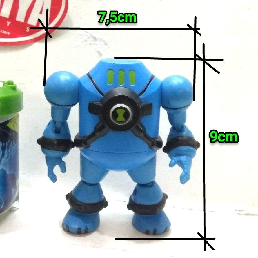 Jual BEN 10 NRG BLUE BIRU ULTIMATE mainan ACTION FIGURE BEN10 ALIEN ...