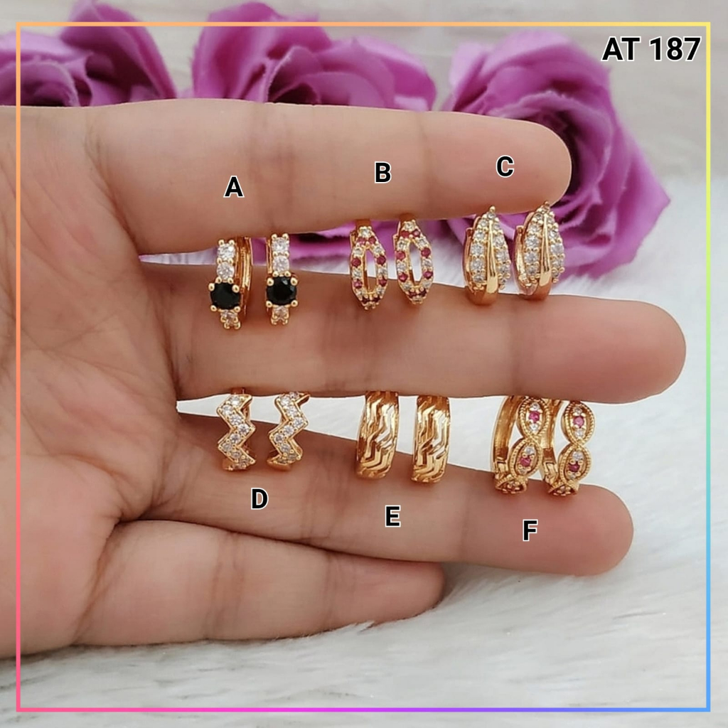 Jual AT 187 - Anting Dewasa Cetik Elegan Terlaris Anting Xuping Wanita Perhiasan Emas 18K - Cute ...