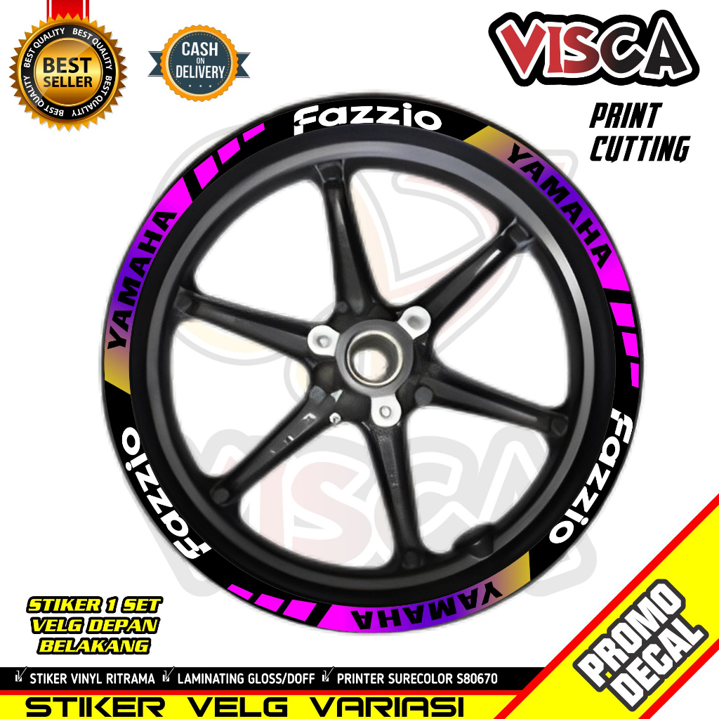 Jual Stiker Velg List Velg Motor Sticker Velk Fazzio Motif Bunglon ...