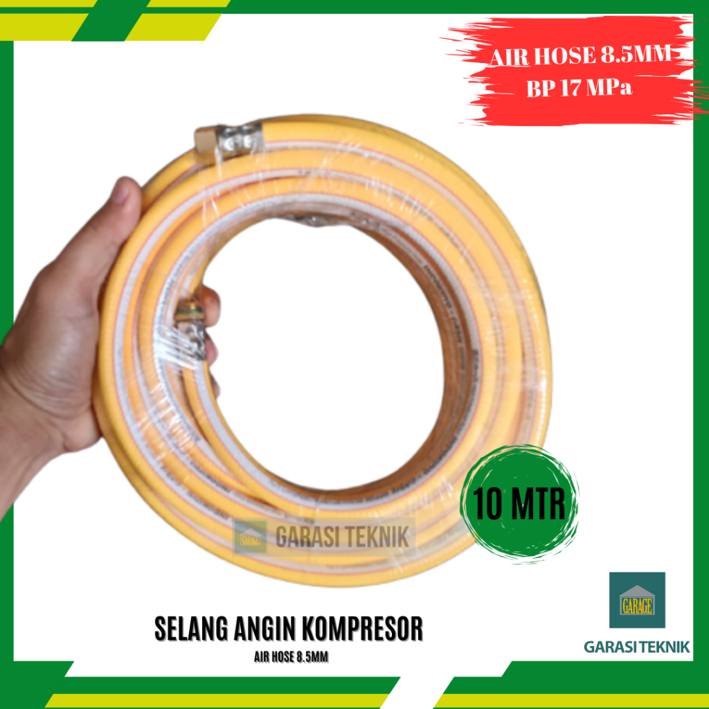 Jual Selang steam 10m pressure hose indokoyo selang kompresor | Shopee ...