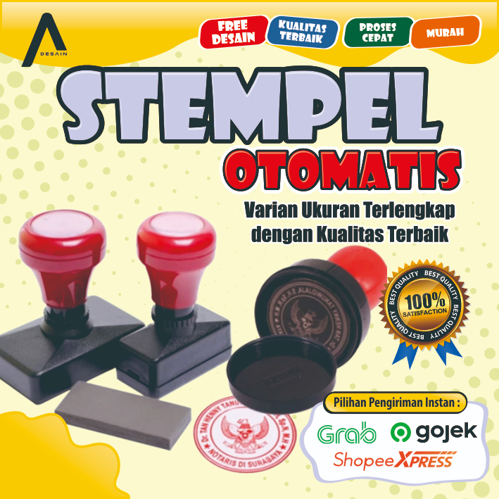 Jual Stempel Otomatis, Custom, Stempel Logo, Stempel Lunas, Stempel ...