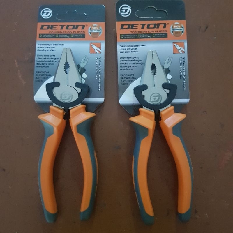 Jual Tang Kombinasi 6"/Tang Serbaguna 6"/Combination Pliers 6" Deton ...