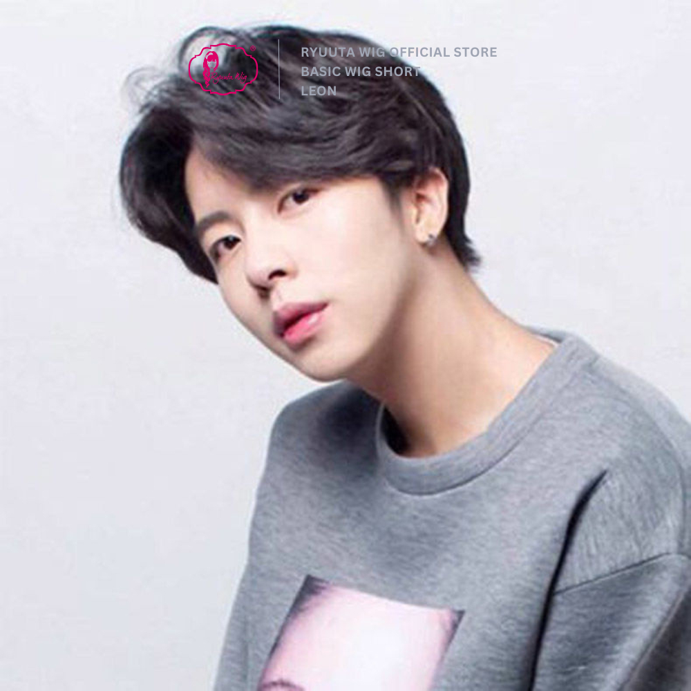 Jual Ryuuta Wig Pria Cowo Cowok Pendek Korean Kpop Style Korea Hitam ...