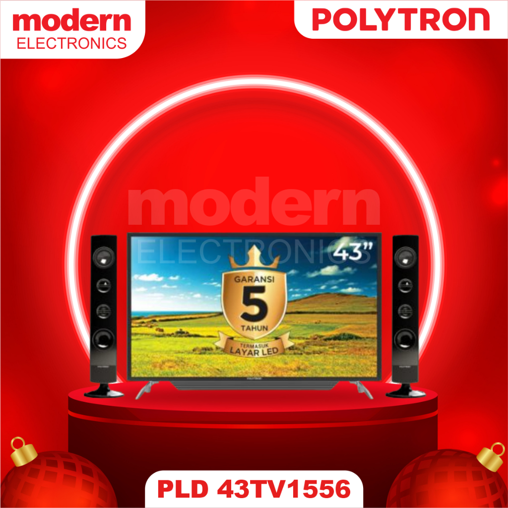 Jual POLYTRON PLD43TV1556 LED TV DIGITAL 43 INCH | Shopee Indonesia