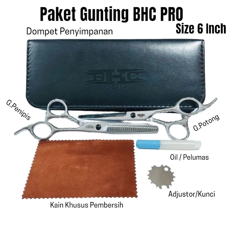 Jual BHC GUNTING RAMBUT GUNTING SASAK PENIPIS ZIGZAG BARBERSHOP GUNTING ...