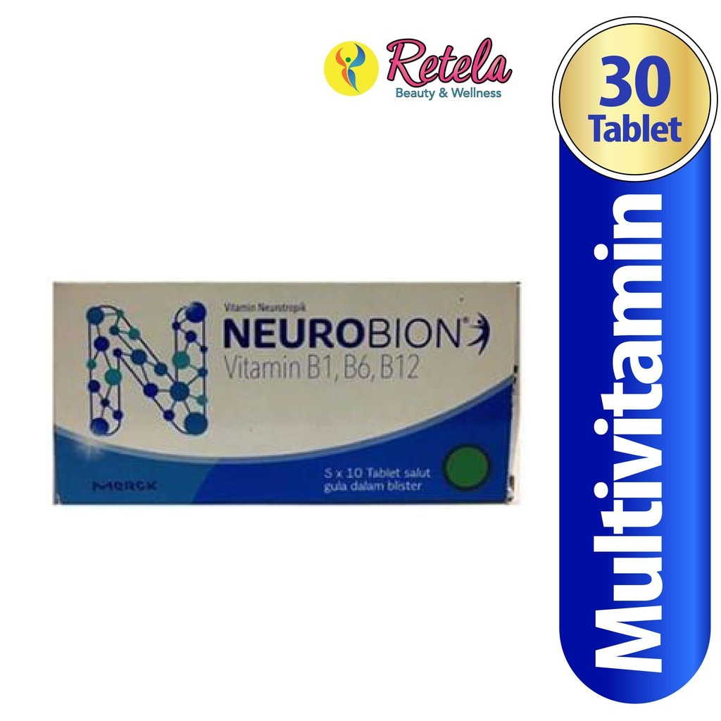 Jual Neurobion 3 Blister Isi 30 Tablet Suplemen Multivitamin Untuk ...