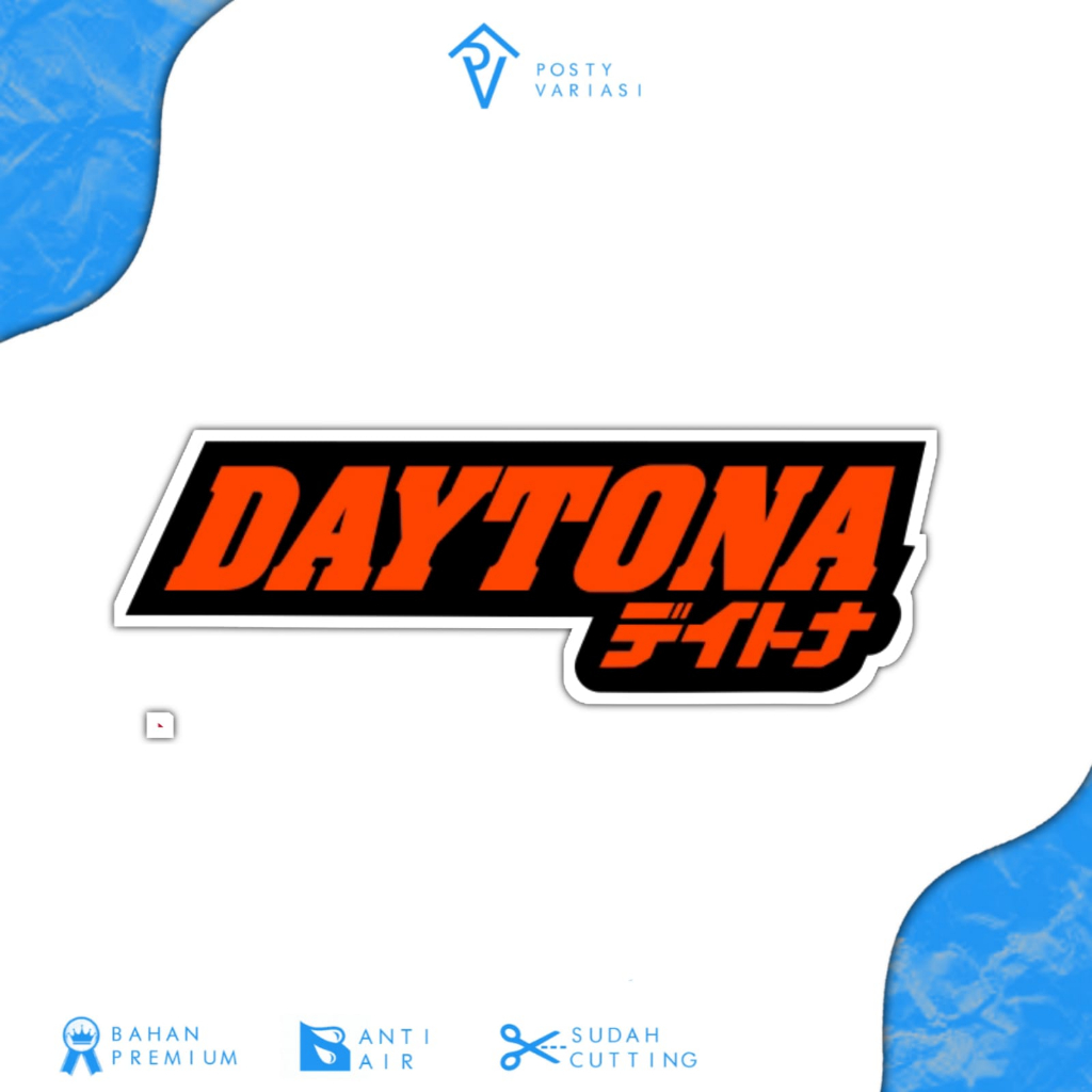 Jual Stiker DAYTONA Stiker Motor Sticker Racing Print Waterproof Satuan ...
