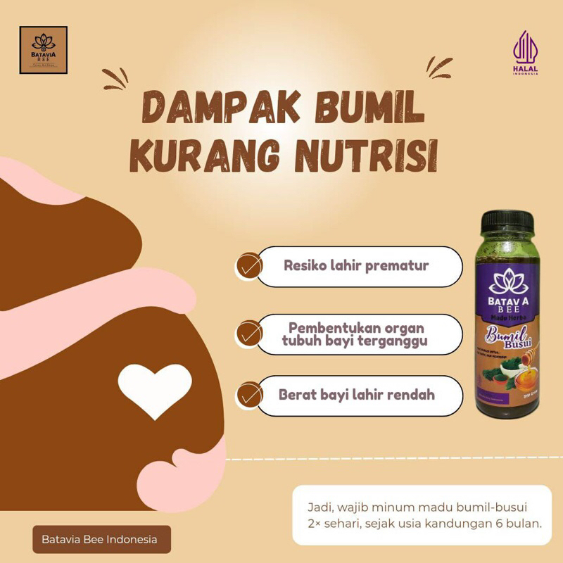 Jual Bataviabee madu herbal bumil busui menutrisi janin memperlancar ...