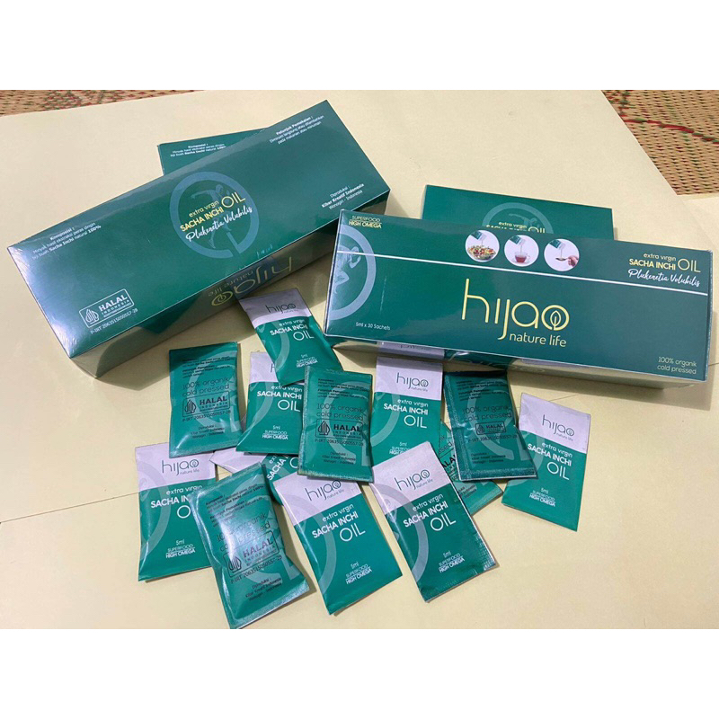 Jual SACHA INCHI OIL Sachet 5 mL isi 30 sachet | Merk Hijao | Super ...