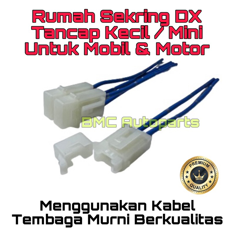 Jual Fuse Box / Rumah Sekring DX Tancap KECIL / Tusuk Mini Mobil ...