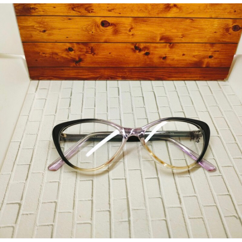 Jual Frame kacamata model kucing cat eye full colour premium | Shopee ...
