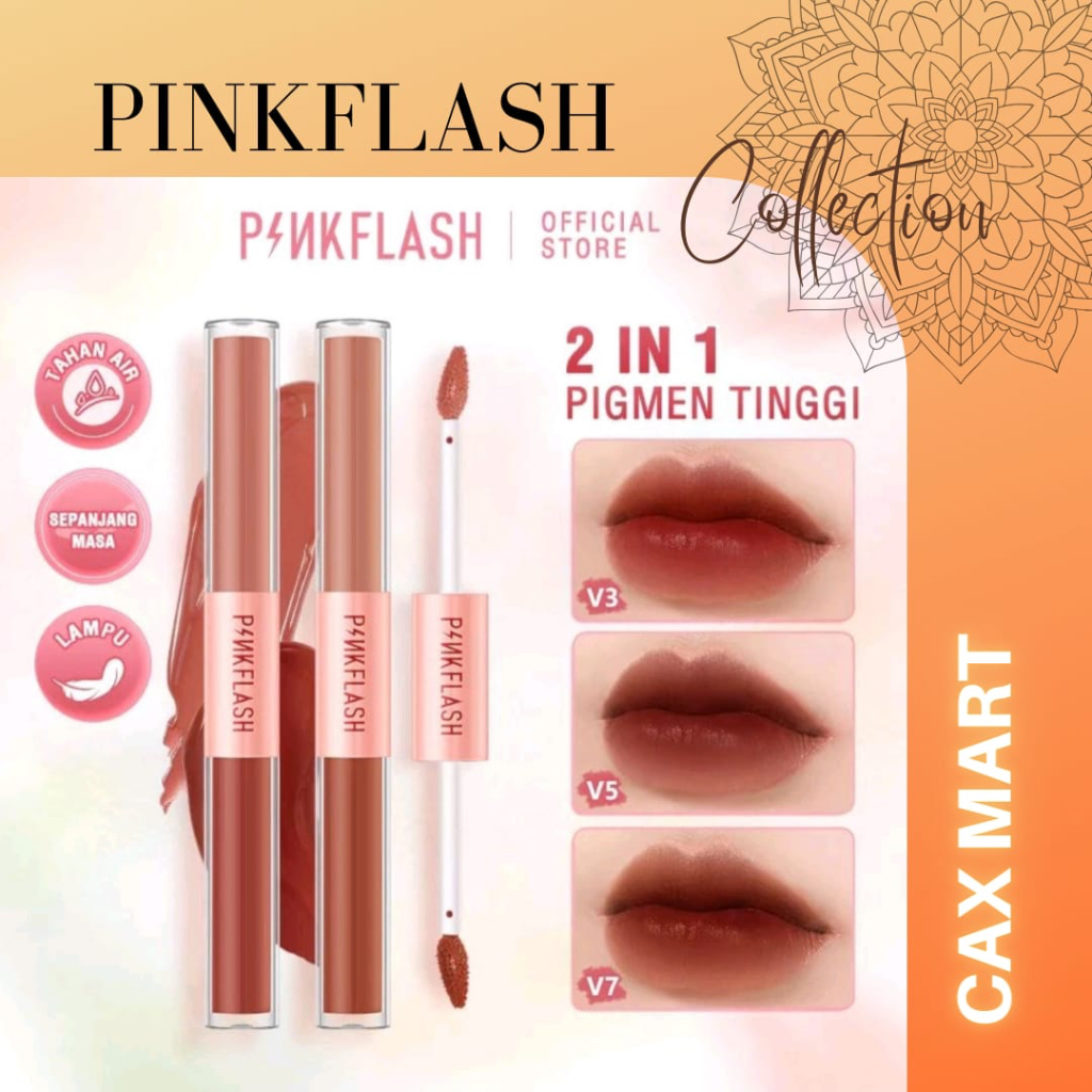 Jual PINKFLASH 2in1 Dual-Ended Lipstik Ombre Liquid Matte | Shopee Indonesia