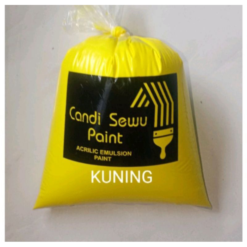 Jual CAT TEMBOK 1 KG WARNA KUNING// KWALITAS SUPER | Shopee Indonesia