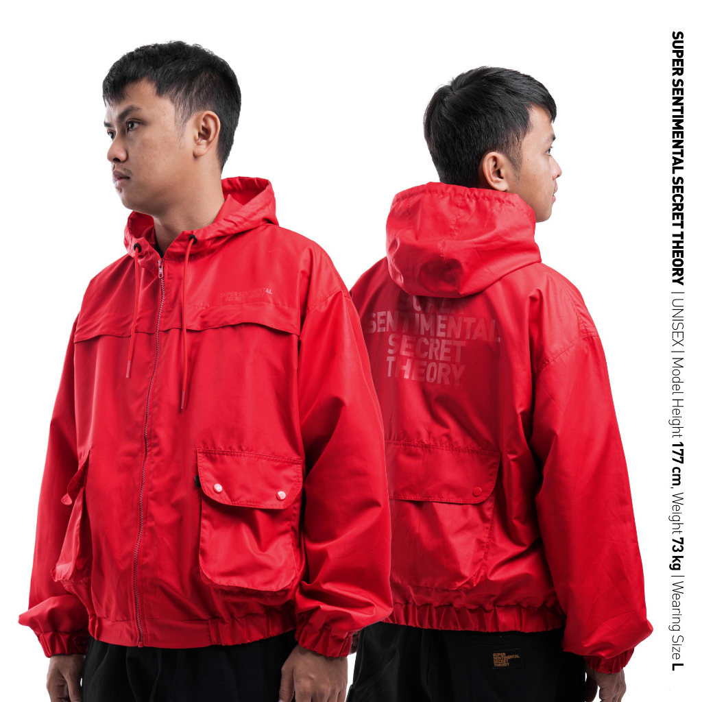 Jual SSST Diablo Oversize Jaket Merah | Shopee Indonesia