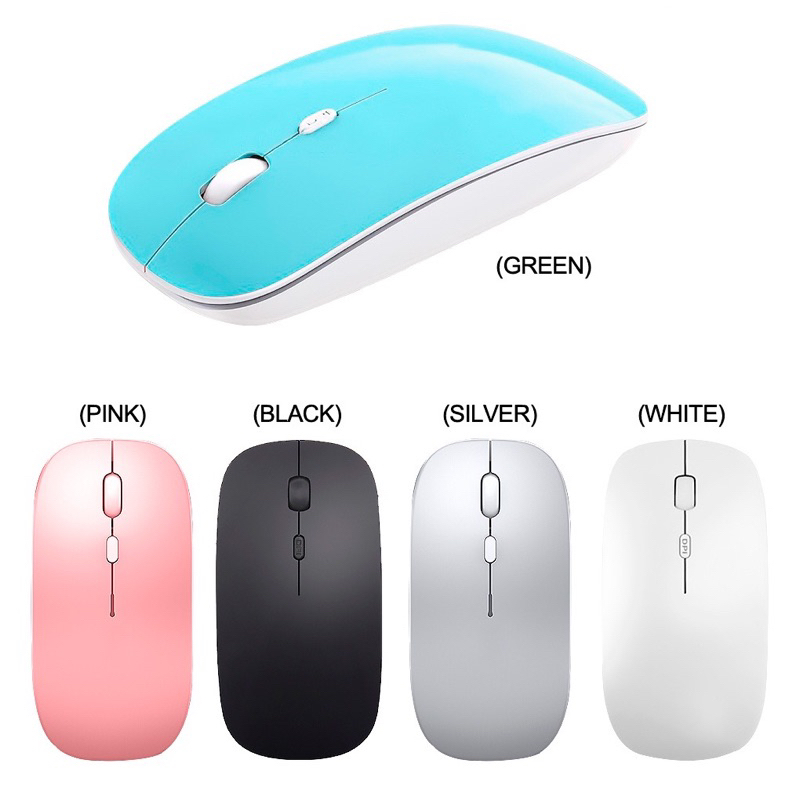 Jual MOUSE INONE Silent Click Wireless Slim i210 warna random untuk PC ...