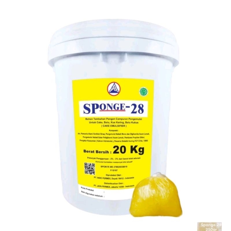 Jual Emulsifier/Pengemulsi Sponge 28 repack 500gr | Shopee Indonesia