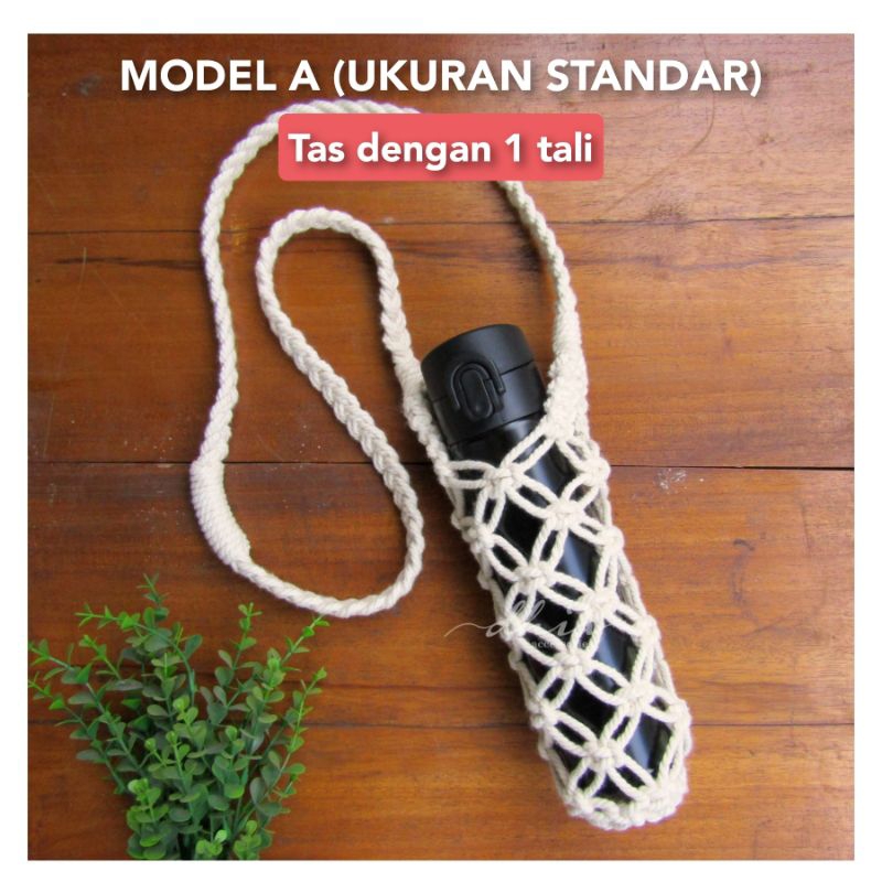 Jual Tas Tumbler Macrame 1 atau 2 Warna / Tumbler Holder / Bottle ...