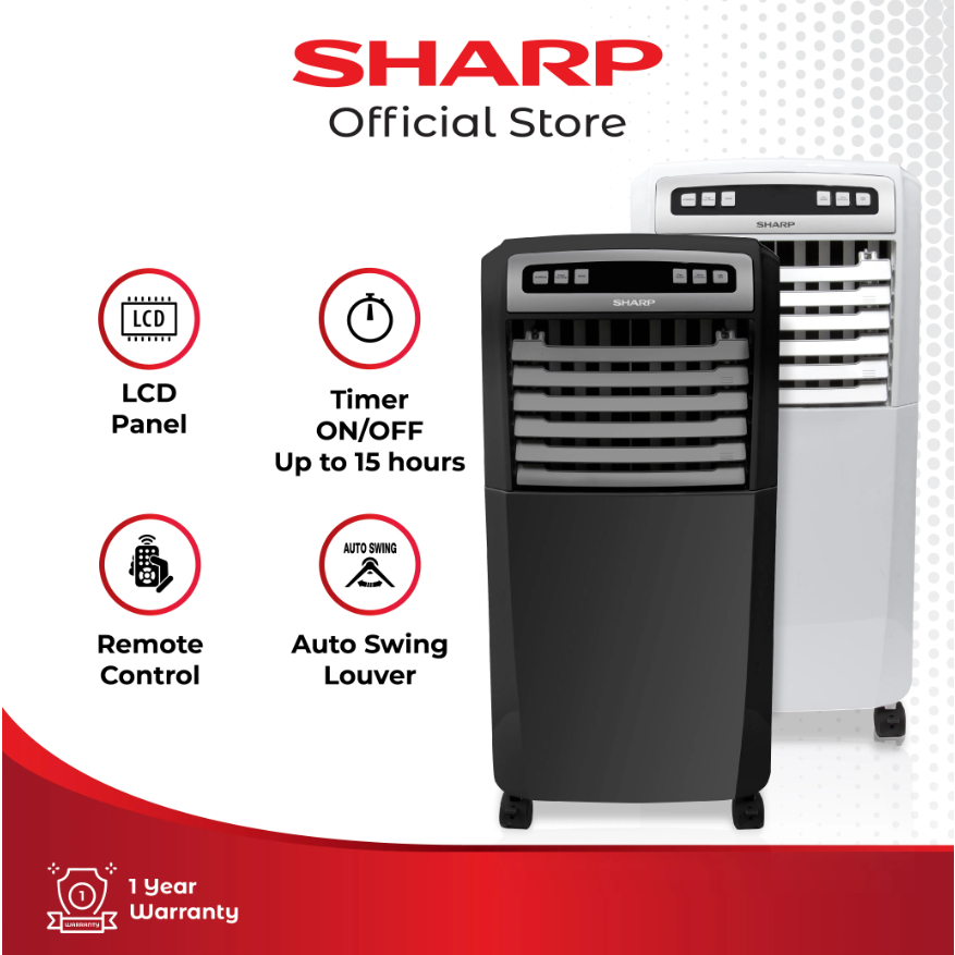 Jual SHARP PJ-A55TY B/W Air Cooler with Remote Control 100 Watt [5 L ...