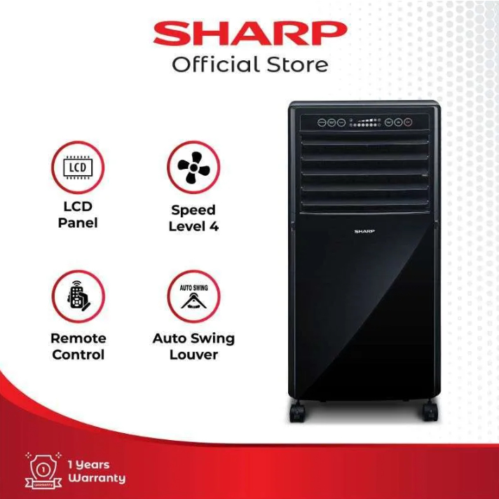 Jual SHARP PJ-A77TY-B Air Cooler With Remote Capacity 7 Liter 80 Watt | Shopee Indonesia