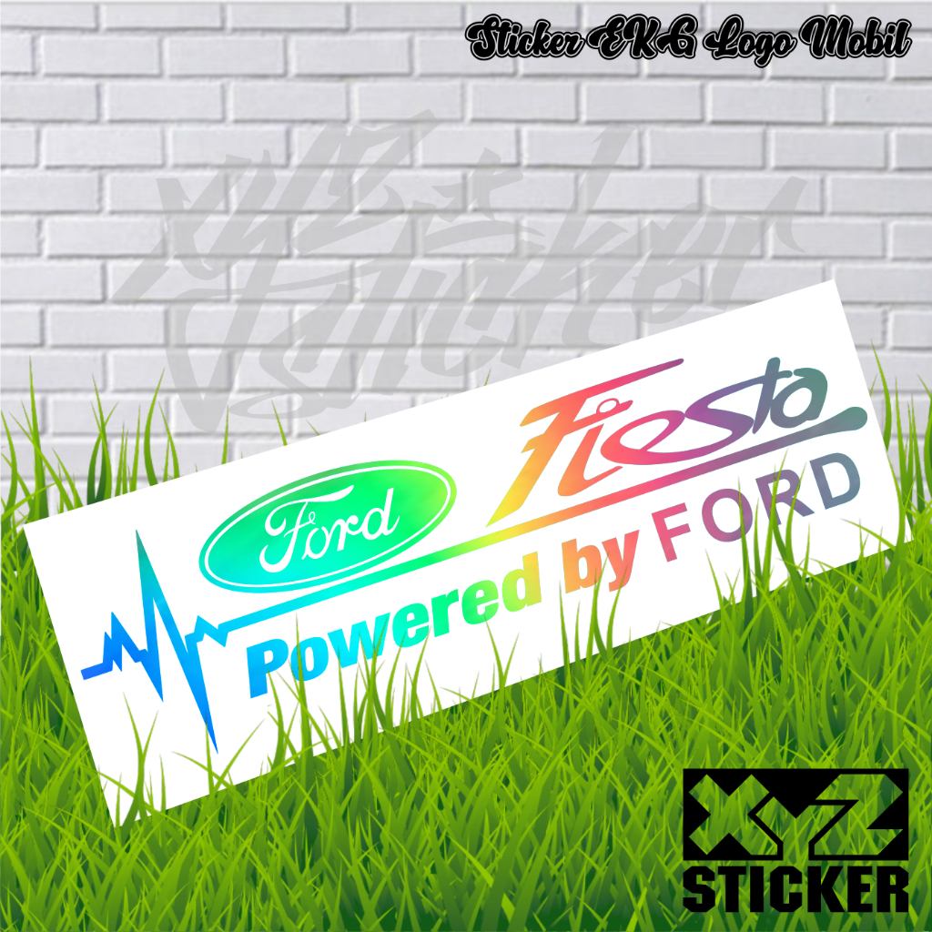 Jual Sticker EKG Logo Mobil Ford. Sticker Kaca Mobil Ford Fiesta ...