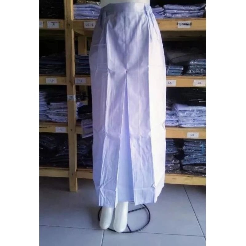 Jual Rok SMA Span Seragam Sekolah SMP SMA Hitam Putih Abu Biru Panjang ...