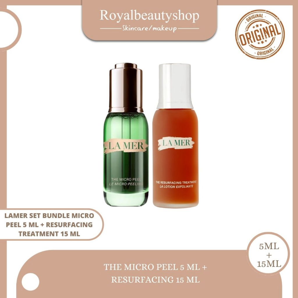 Jual LA MER SET / PAKET BUNDLE / MICRO PEEL 5ML + RESURFACING 15ML | Shopee Indonesia