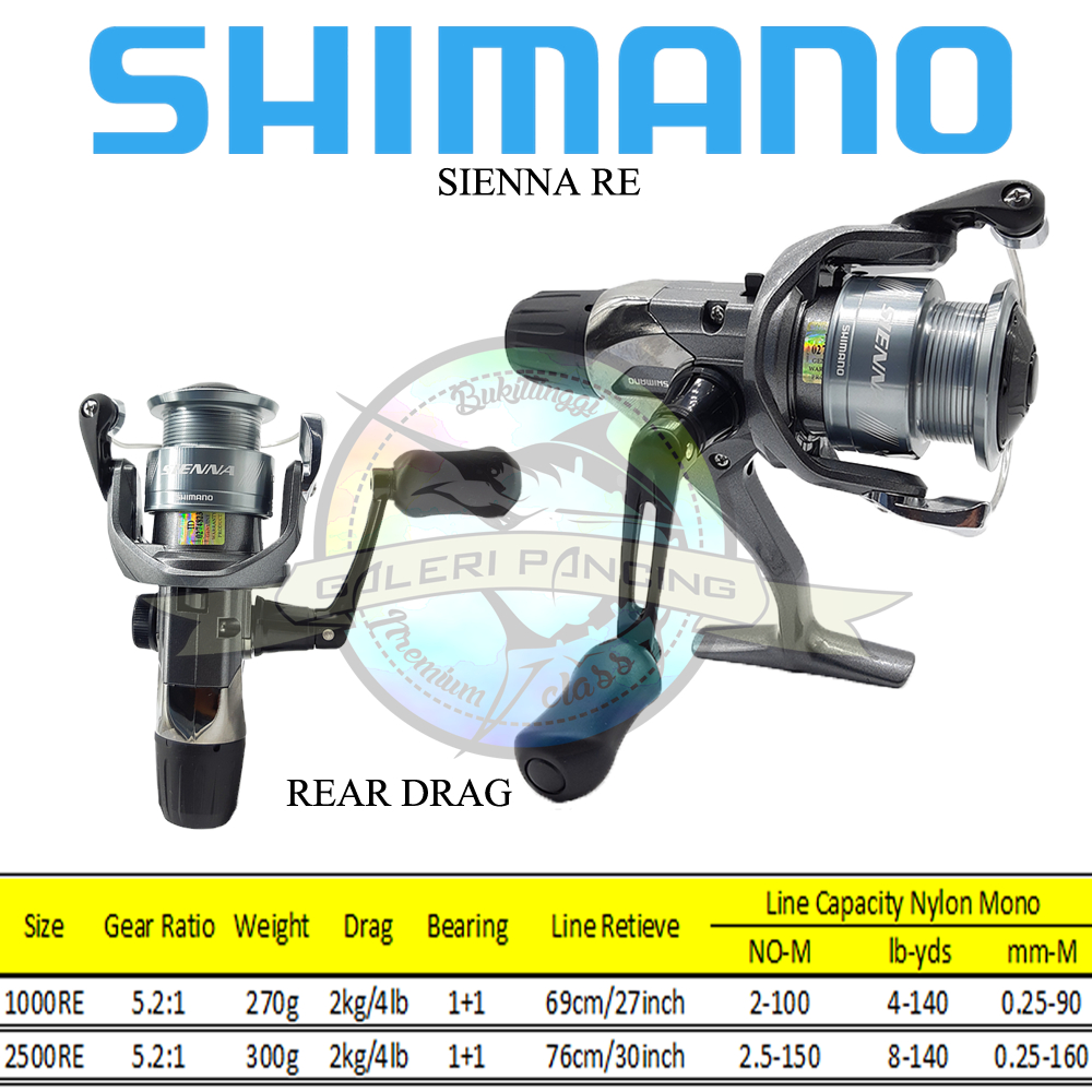 Jual REEL PANCING SHIMANO SIENNA 1000RE | Shopee Indonesia