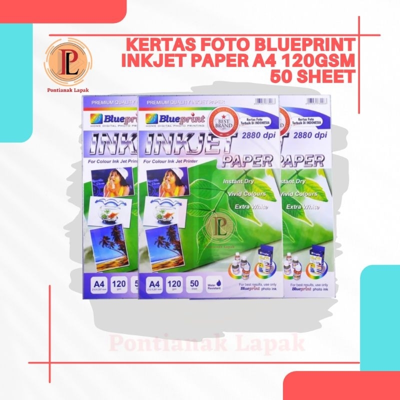 Jual Kertas Foto Blueprint Inkjet Paper | Shopee Indonesia