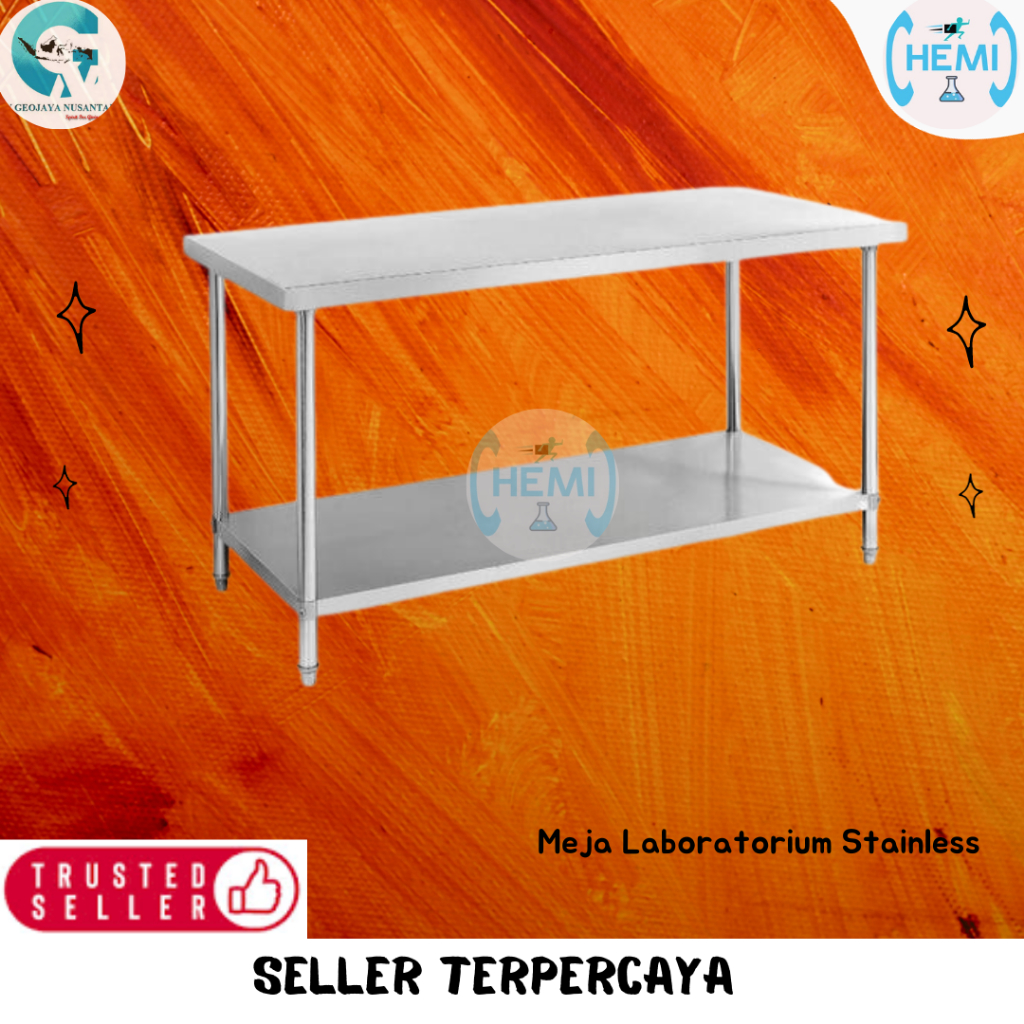Jual Meja Laboratorium Stainless 304, 1000 x 700 x 900 mm (ECO ...